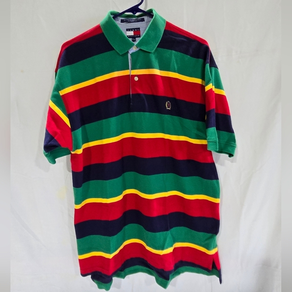 Tommy Hilfiger | Shirts | Vintage Tommy Hilfiger Preppy Polo Shirt Mens ...
